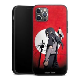 DeinDesign iPhone 12 Pro Handy Premium Silikon H&uuml;lle Handyh&uuml;lle schwarz Case Manga Naruto Shippuden Anime Silikon Premium Case