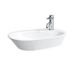 Laufen Palomba Waschtisch-Schale 8168030001041 60 x 40 cm, mit Überlauf, mit Hahnloch, weiß