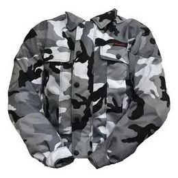 Modeka Detroit Jacke schwarz / camouflage XS