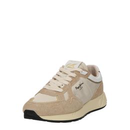 Pepe Jeans Sneaker 'Marlon Vibe' Damen Gr&ouml;&szlig;e 37 sand / schwarz / wei&szlig;