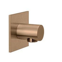 Herzbach Design iX PVD Brauseanschlussbogen 21.995100.2.39 Copper Steel, Rosette 70x70mm