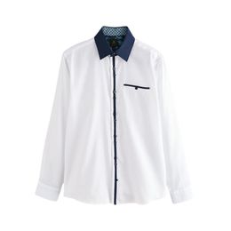 next Button Up Shirt male White size XXL
