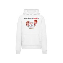 F4NT4STIC Sweatshirt 'Kellogg's Corn Flakes Vintage Kids Advert' girl White size 158/164