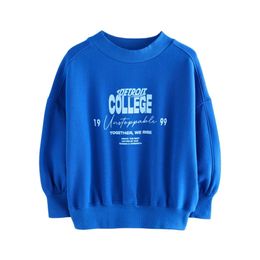 next Sweatshirt M&auml;dchen Gr&ouml;&szlig;e 116 blau / hellblau