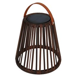 lumisky Solar-Laterne "Evania" in Braun - (H)28 x &Oslash; 28 - 65% | Aussenbeleuchtung