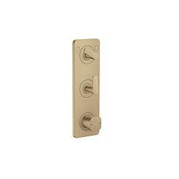 Hansgrohe Axor Citterio C Thermostatmodul 49700140 ohne Struktur, brushed bronze, Unterputz, mit Platte