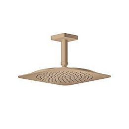 Hansgrohe Axor Citterio C Kopfbrause 270 1jet 28792310 mit Deckenanschluss, brushed red gold optic