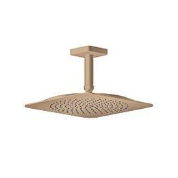 Hansgrohe Axor Citterio C Kopfbrause 270 1jet EcoSmart 28793310 Deckenanschluss, brushed red gold optic