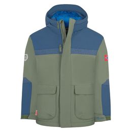 Trollkids Winterjacke "Finnmark" in Khaki - 41% | Größe 152 | Kinderjacken