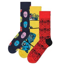Happy Socks Socks 'Marvel Avengers' female Blue, Yellow, Red size 41-46