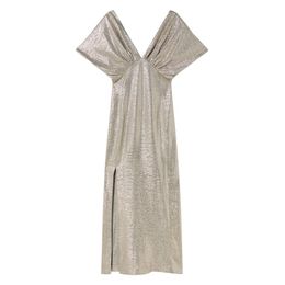 Lola Casademunt Kleid Damen Größe 38 silber Winterkleid