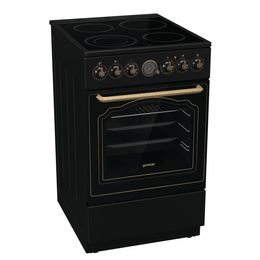 Gorenje Elektro-Standherd "GECS5B70CL", Energieeffizienz: A (A+++-D), schwarz, Herdsets