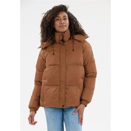 Outdoorjacke WHISTLER "Amatos", Damen, Gr. 36, karamell, 100% Polyamid, unifarben, normal, ohne Ausschnitt, Jacken Outdoorjacke, mit hochwertigem BionicFinish