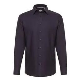 Langarmhemd Eterna "MODERN FIT", Herren, Gr. 39, Normalgrößen, plum, 100% Baumwolle, tailliert, Manschette, Hemden, NON IRON (bügelfrei)