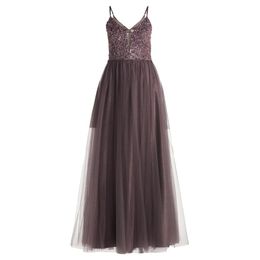 Vera Mont Abendkleid Damen Gr&ouml;&szlig;e 40 mauve Winterkleid