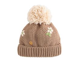 next Mütze Mädchen Größe 54 ecru / brokat / grün / orange