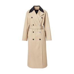 French Connection Mantel 'DASHA' Damen Größe XL beige / schwarz