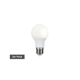 STAR TRADING LED-Leuchtmittel ,Opaque Basic', 2er-Pack, E27, 6,5W, 470lm, milchig, | Gr.: onesize
