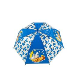 Sonic Kinder Jungen Automatik-Regenschirm in Blau | Gr.: onesize