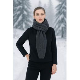 Collezione Alessandro Winterschal " Strickgasse " in grau | Gr.: onesize