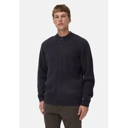 Camel Active Strickjacke aus reiner Lammwolle in Navyblau | Gr.: L