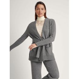 Calida Strickjacke in cosy grey melé | Gr.: S