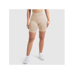Smilodox Shorts Batik Scrunch Ruth in Beige | Gr.: XL