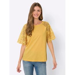 Heine Rundhalsshirt in gelb | Gr.: 48