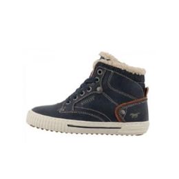 Mustang Shoes Schnürstiefel in Blau | Gr.: 40