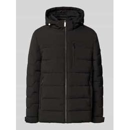Bugatti Steppjacke mit Kapuze und Reißverschlusstaschen