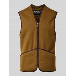 Barbour Regular Fit Weste aus Webpelz