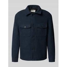 Selected Homme Regular Fit Wolljacke mit Umlegekragen Modell 'MITCH'