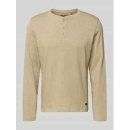 Blend Longsleeve mit kurzer Knopfleiste Modell 'BRAT'