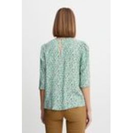 b. young Kurzarm-Bluse BYJOSA Regular fit in Ming Green Mix | Gr.: 40