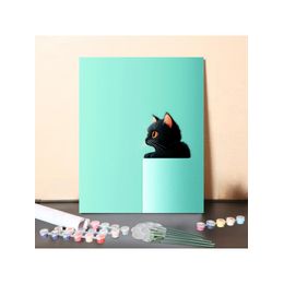 ARTNANAS DIY Malen nach Zahlen Set-"Nachtblick" | Gr.: 40x50 ohne Rahmen