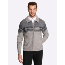 WITT WEIDEN Strickjacke in grau-meliert | Gr.: 48