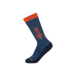 Trollkids Skisocken in nordic blue | Gr.: 34