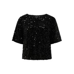 Pieces Bluse mit 2/4 Ärmeln in Black 3 | Gr.: L