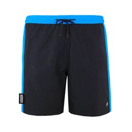 GUGGEN Mountain Badehose Widder in Schwarz-Blau | Gr.: XL