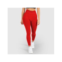 Smilodox Leggings Amaze Scrunch Pro in Rubinrot | Gr.: S