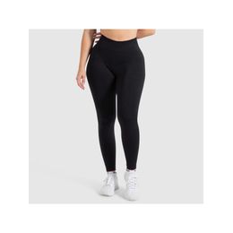 Smilodox Leggings Cetrina Scrunch in Schwarz | Gr.: XS