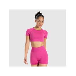 Smilodox Crop Shirt Soheli in Pink | Gr.: M