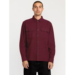 Volcom Hemd 'Augustone' Herren Gr&ouml;&szlig;e S navy / merlot