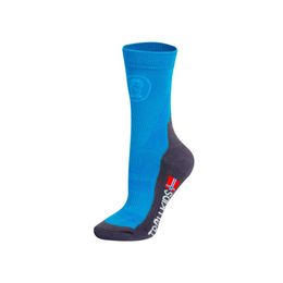 Trollkids Wandersocken Mid Cut II in medium blue | Gr.: 42