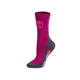 Trollkids Wandersocken Mid Cut II in berry | Gr.: 26
