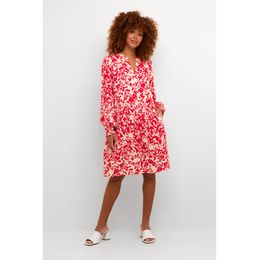 Culture Kleid CUjenny Relaxed fit in Red Whitecap Flower | Gr.: XL