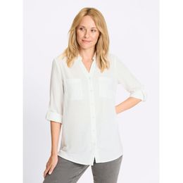 Sieh an! Longbluse in wei&szlig; | Gr.: 50