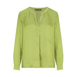Betty Barclay Satin-Bluse langarm in Fresh Moss | Gr.: 48