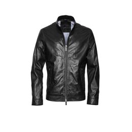 Bugatti Lederjacke BUNINO in Schwarz | Gr.: 48