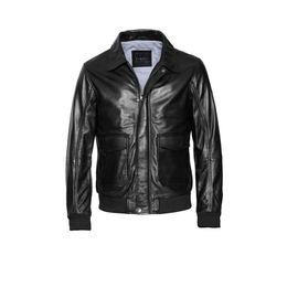 Bugatti Lederjacke BUSAVINO in Schwarz | Gr.: 54